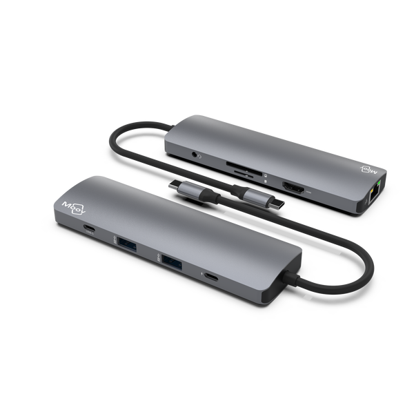 9 in 1 Multiport Hub Space Grey