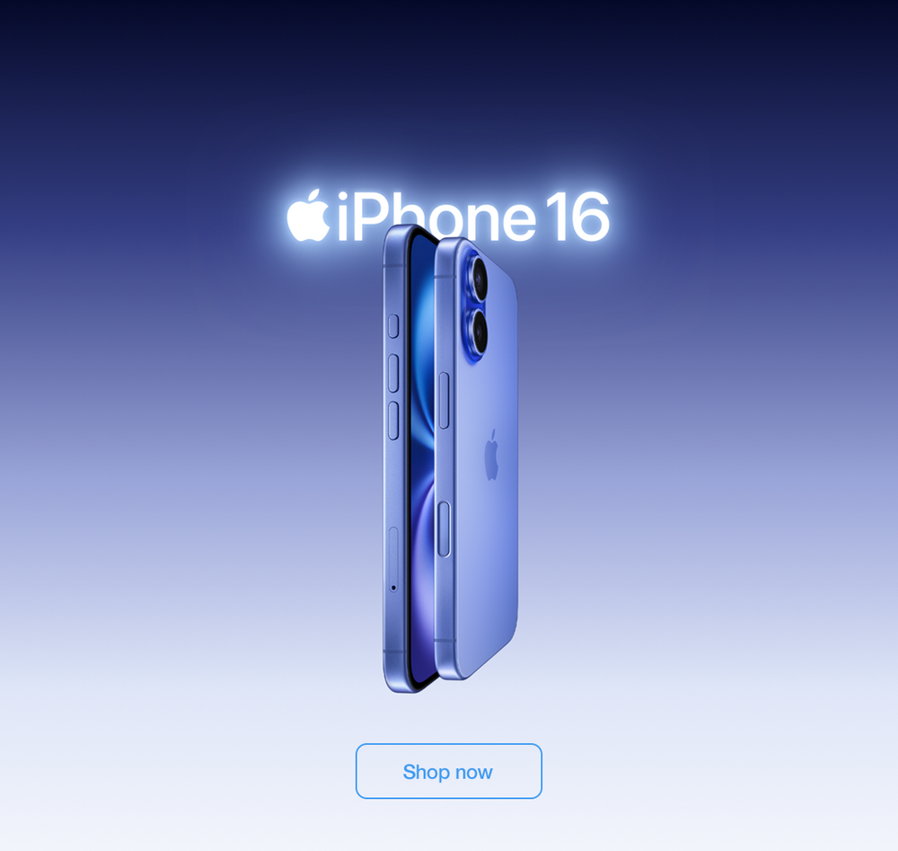 iPhone 16 Marketing page